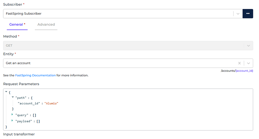 About the FastSpring category - FastSpring - Alumio